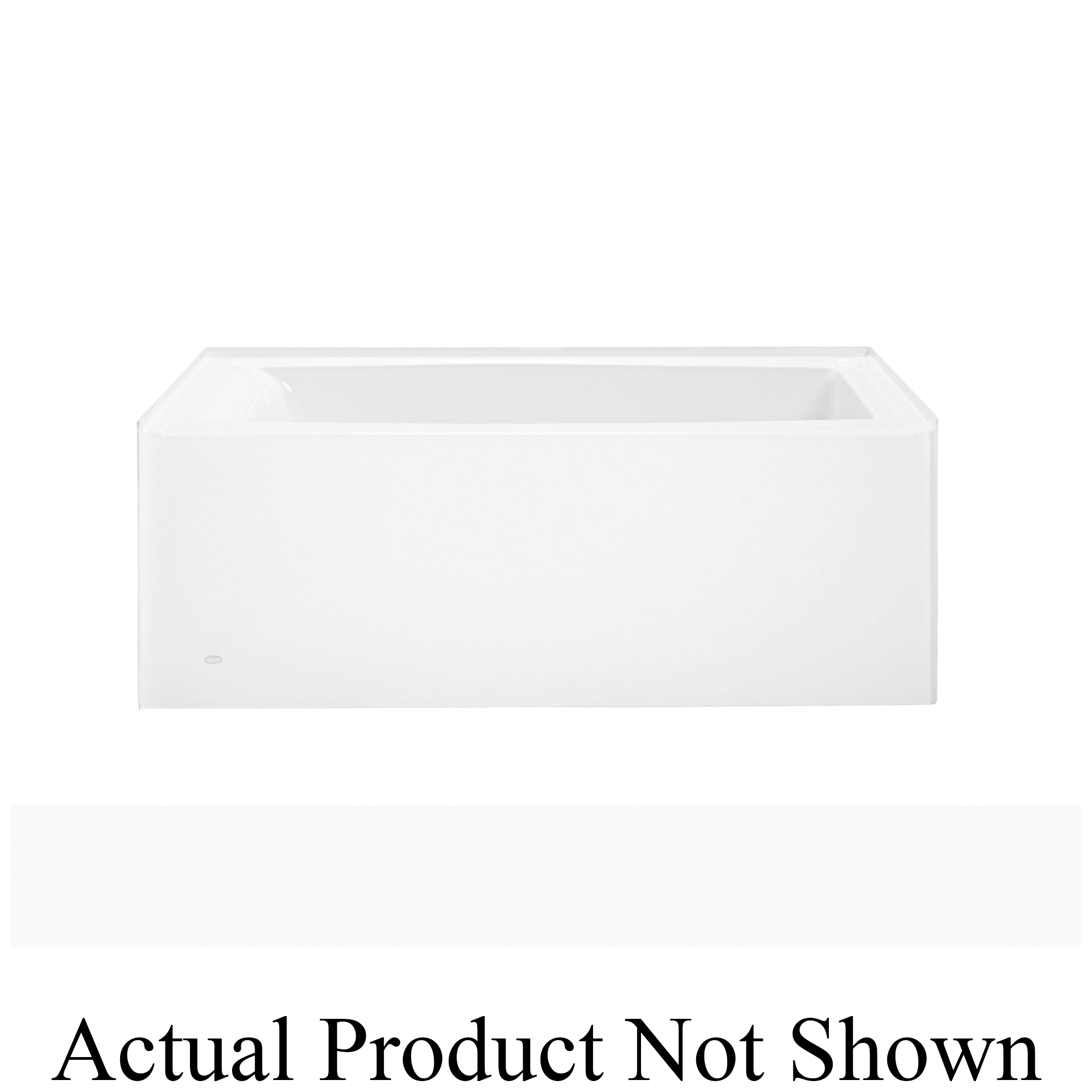 HYTEC 3931-0 BOWEN SKIRTED TUB LEFT DRAIN WHITE | Bartle & Gibson Wholesale