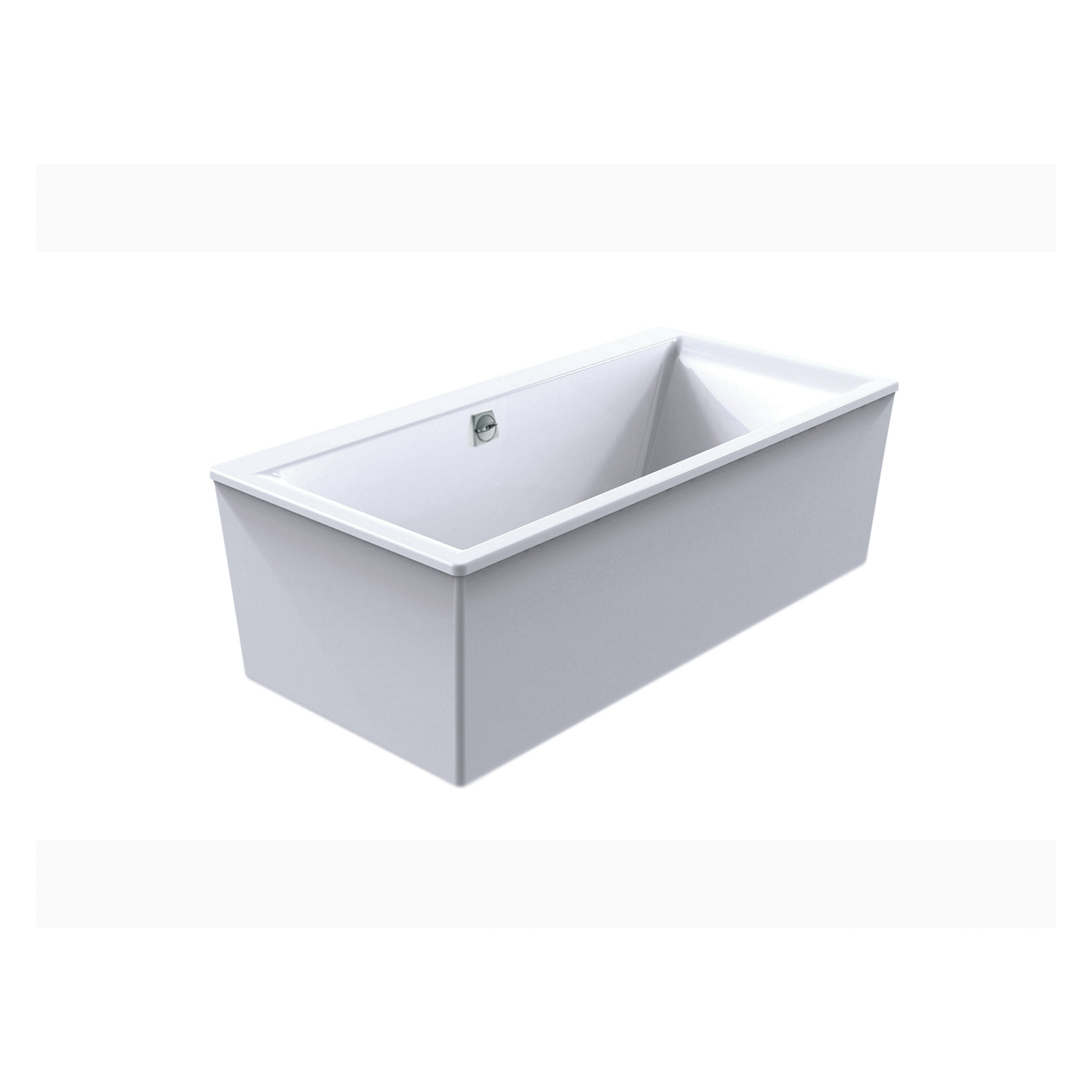HYTEC 3980S-0 SEAMOUNT FREESTANDING BATH W/STRGHT APRON WHT | Bartle ...