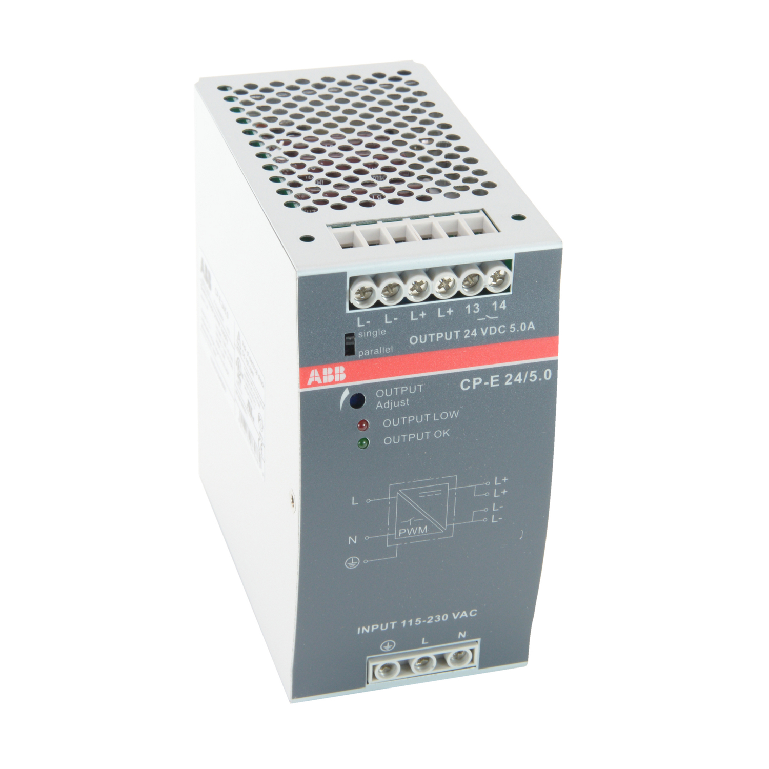 ABB 1SVR427034R0000 CP-E 24/5.0 POWER SUPPLY | Bartle & Gibson Wholesale