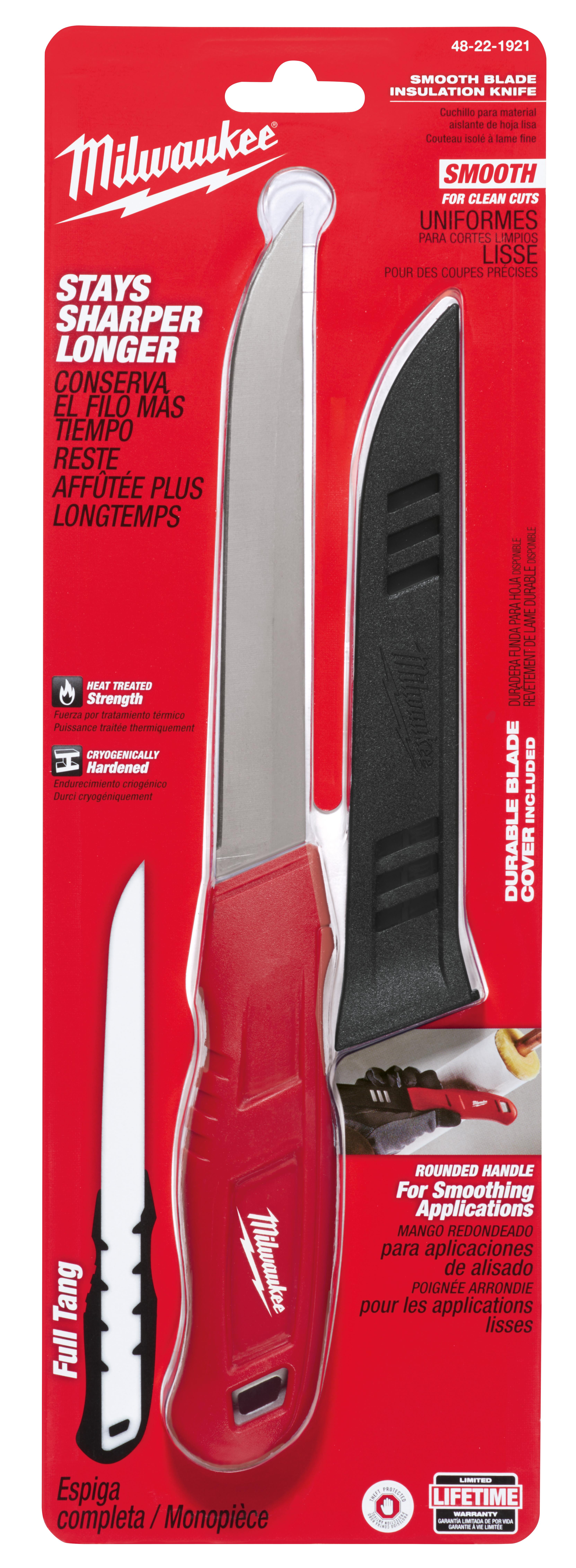 MILWAUKEE 48-22-1921 INSULATION KNIFE-SMOOTH | Bartle & Gibson Wholesale