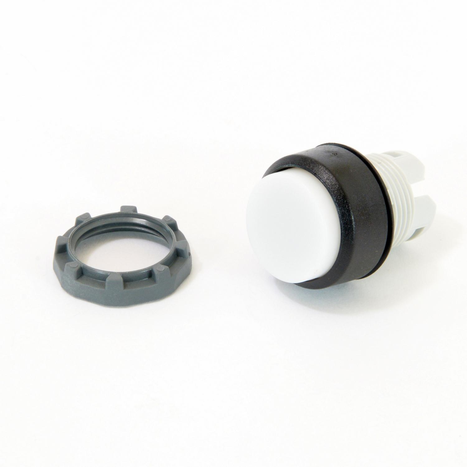 ABB MP3-10W PUSH BUTTON MOMENTARY EXTENDED WHITE | Bartle & Gibson Wholesale