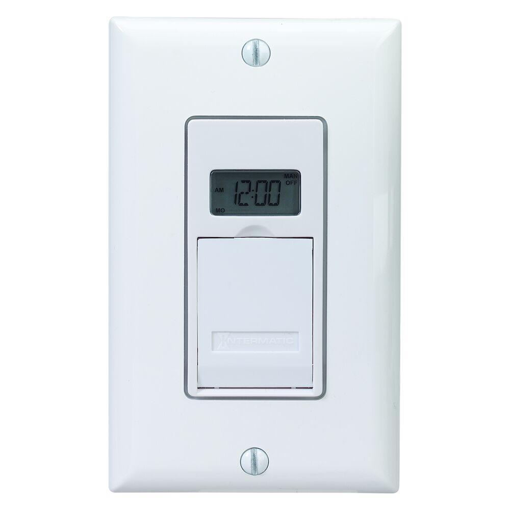 INTERMATIC EJ600 DIG 24HR/7DAY ASTRO TIMR 120 VOLT 1/4 HP WH | Bartle ...