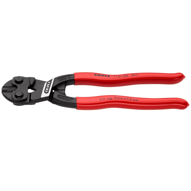 KNIPEX 71 01 200 SBA 8 COBOLT HIGH LEVERAGE COMPACT BOLT CUTTERS ...