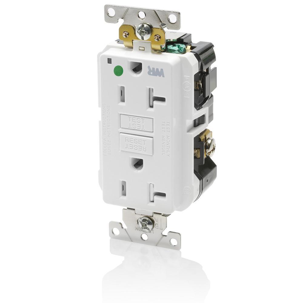 LEVITON GFWT2-HGW SMARTLOCKPRO 20A 125V HOSPITAL WEATHER/TAMPER ...