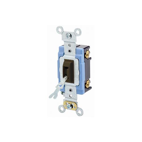 LEVITON 1201-2L 15A 120/277V 1-POLE LOCKING TOGGLE SWITCH BROWN ...