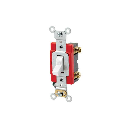 LEVITON 1221-2W 20A 120/277V 1-POLE TOGGLE SWITCH WHITE | Bartle ...