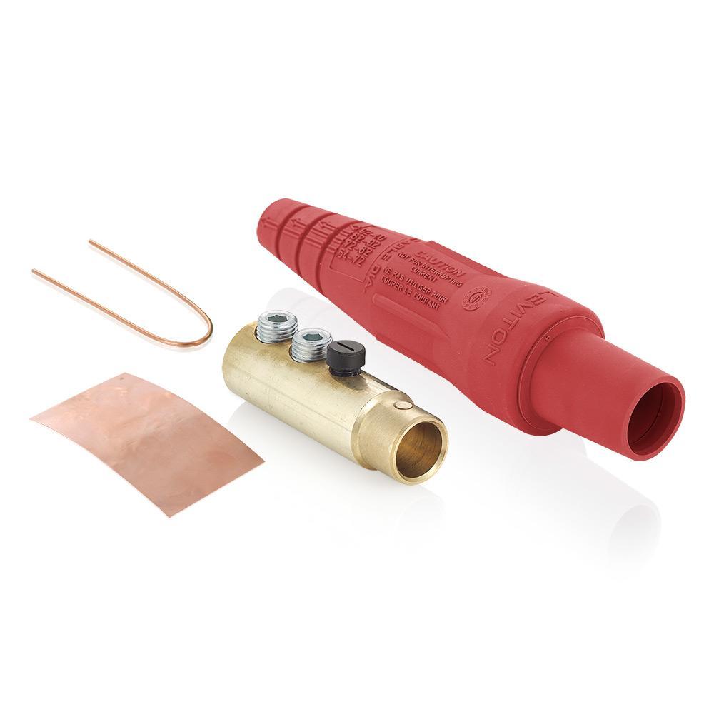 LEVITON 16D33-UR 2/0-4/0 AWG TAPER NOSE FEMALE DETACHABLE PLUG WITH ...