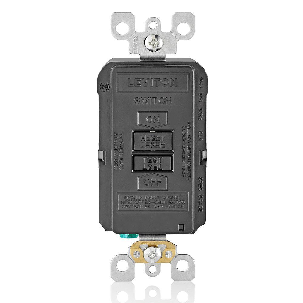 LEVITON GFRBF-XE SMARTLOCKPRO 20A 125V SELF TEST GFCI BLANK FACE ...