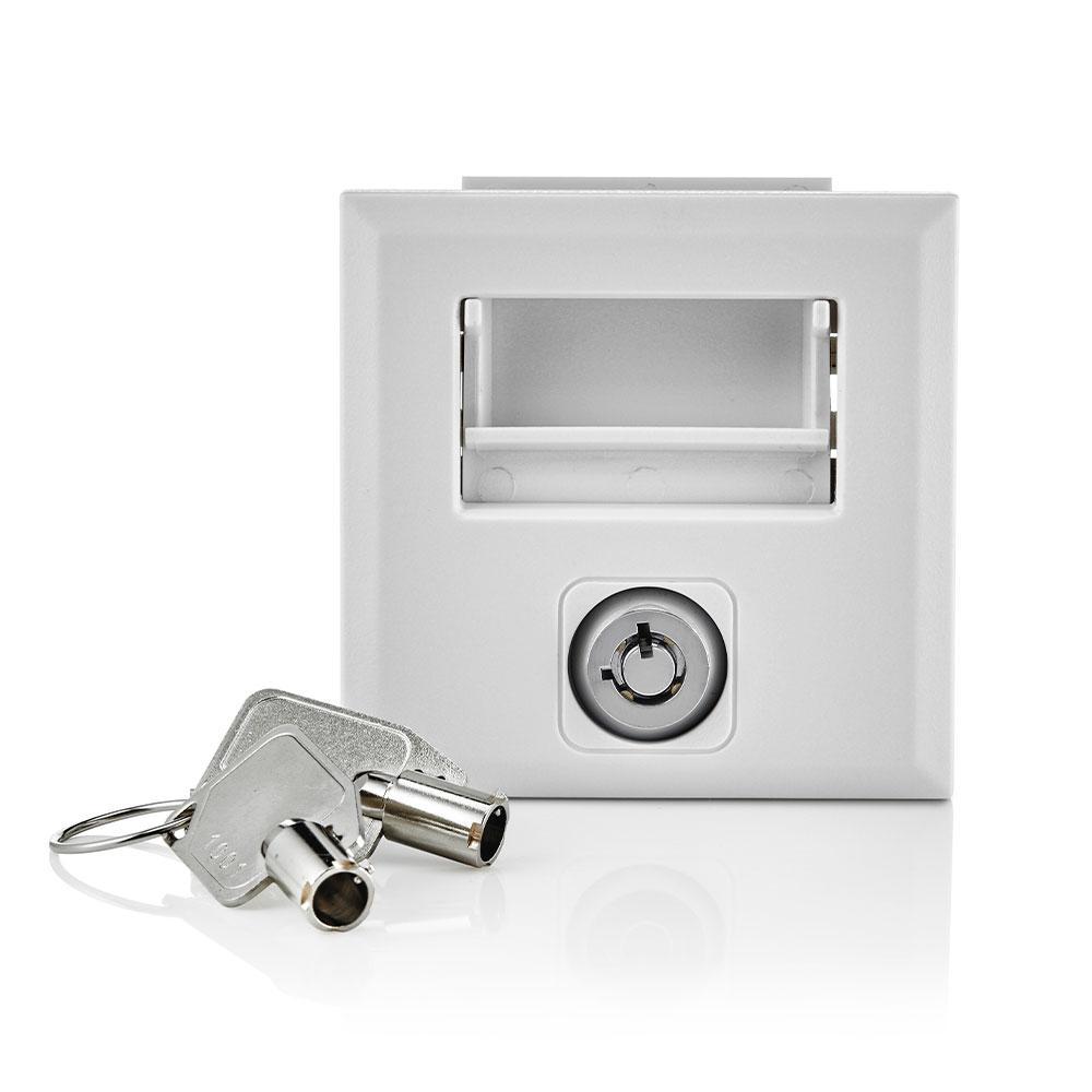 LEVITON LDRLK DOOR LATCH KIT FOR INDOOR LOAD CENTER WITH LOCK WHITE ...
