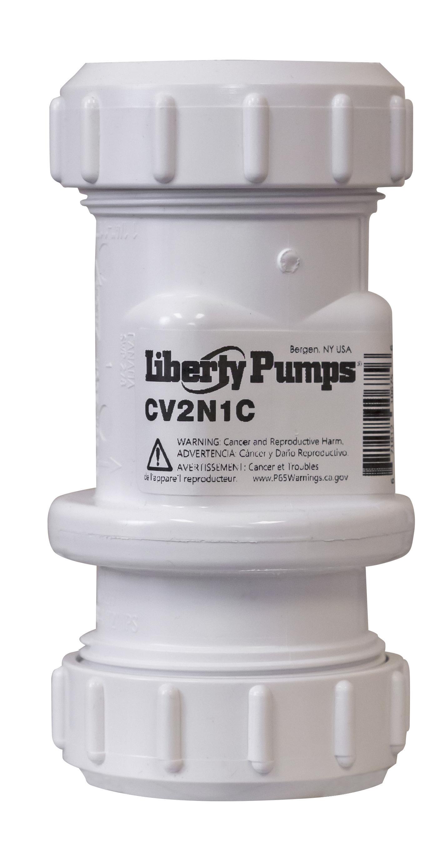 LIBERTY CV2N1C 1-1/2 OR 1-1/4 PVC COMPRESSION CHECK VALVE | Bartle ...