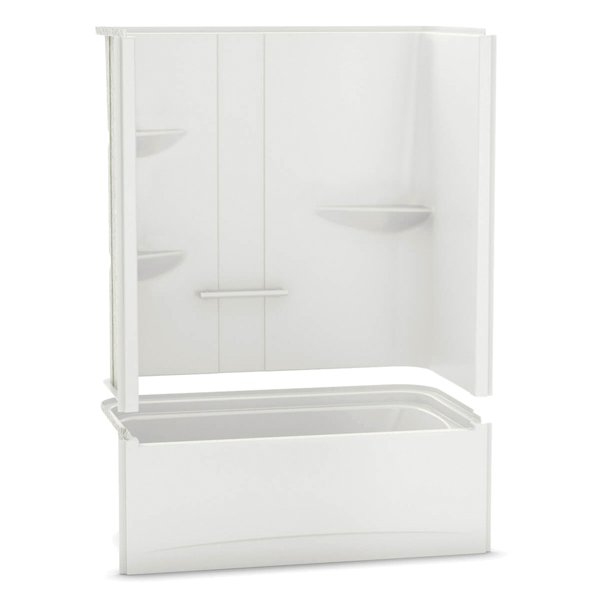 MAAX 107001-000-001-005 ALLIA T-6032 LEFT HAND DRAIN TUB & SHOWER 2PC ...