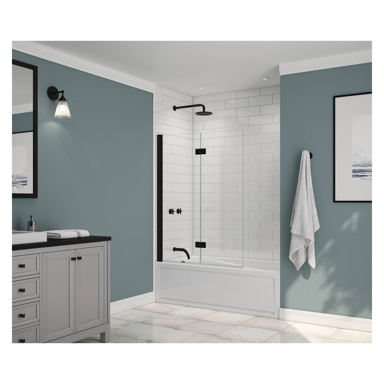 MAAX 137600-900-340-000 EDGE 42X56 PIVOT TUB SHIELD CLEAR | Bartle ...