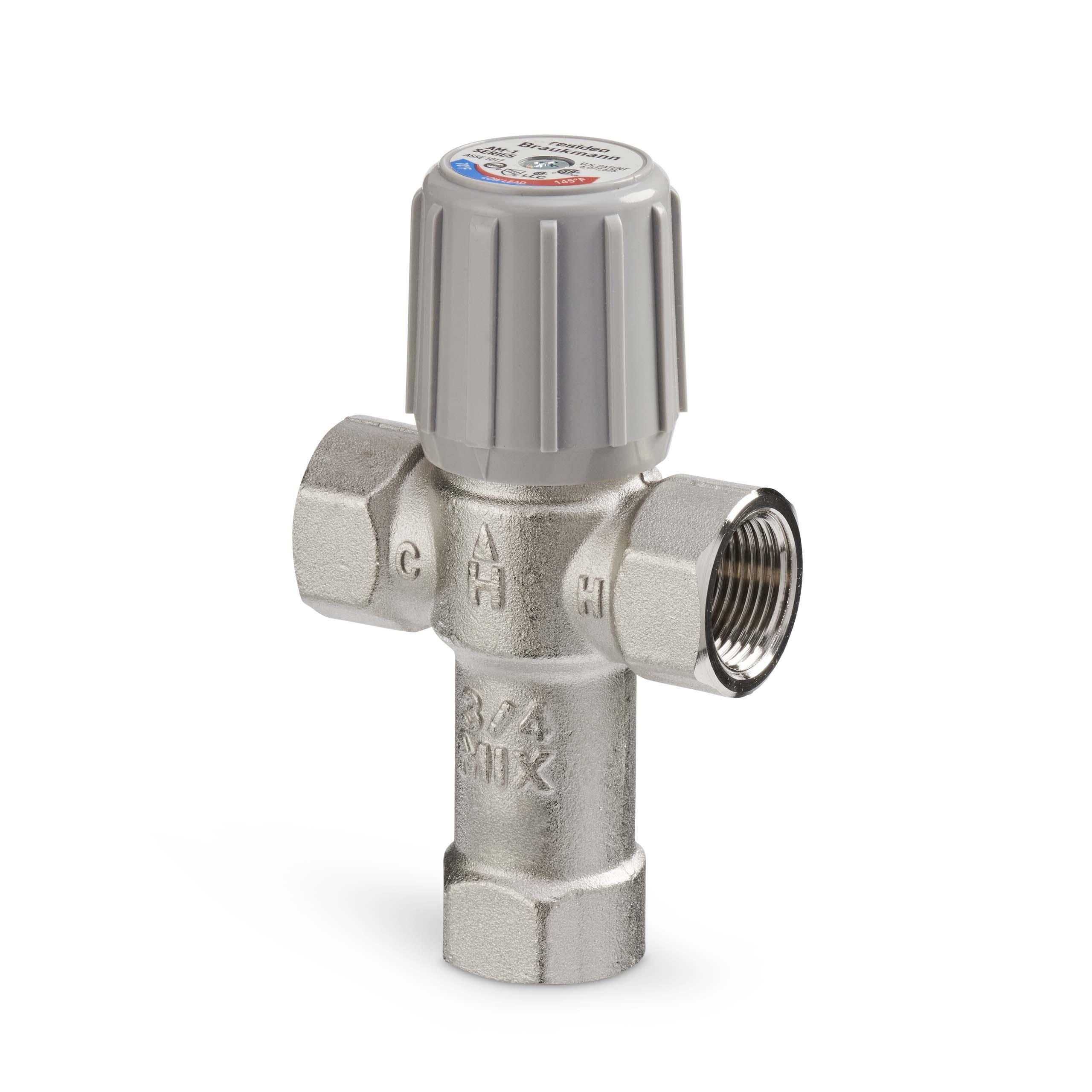 HONEYWELL AM102-1LF/U AM-1 1 NPT LEAD FREE MIXING VALVE 100-145F ...