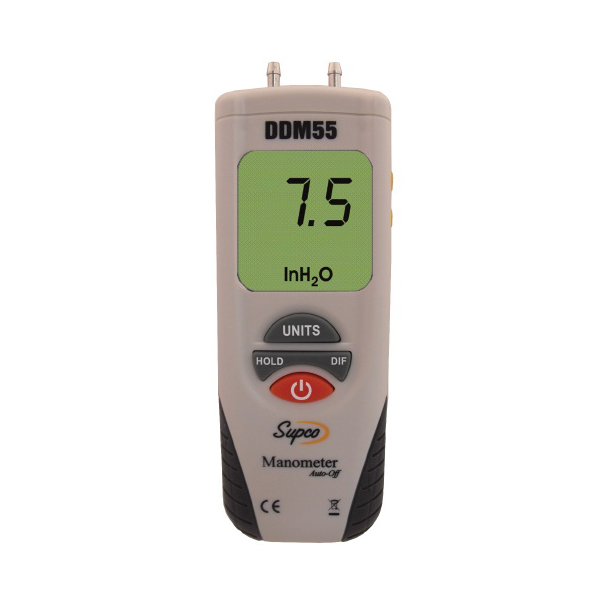 SUPCO DDM55 DUAL INPUT DIGITAL MANOMETER | Bartle & Gibson Wholesale