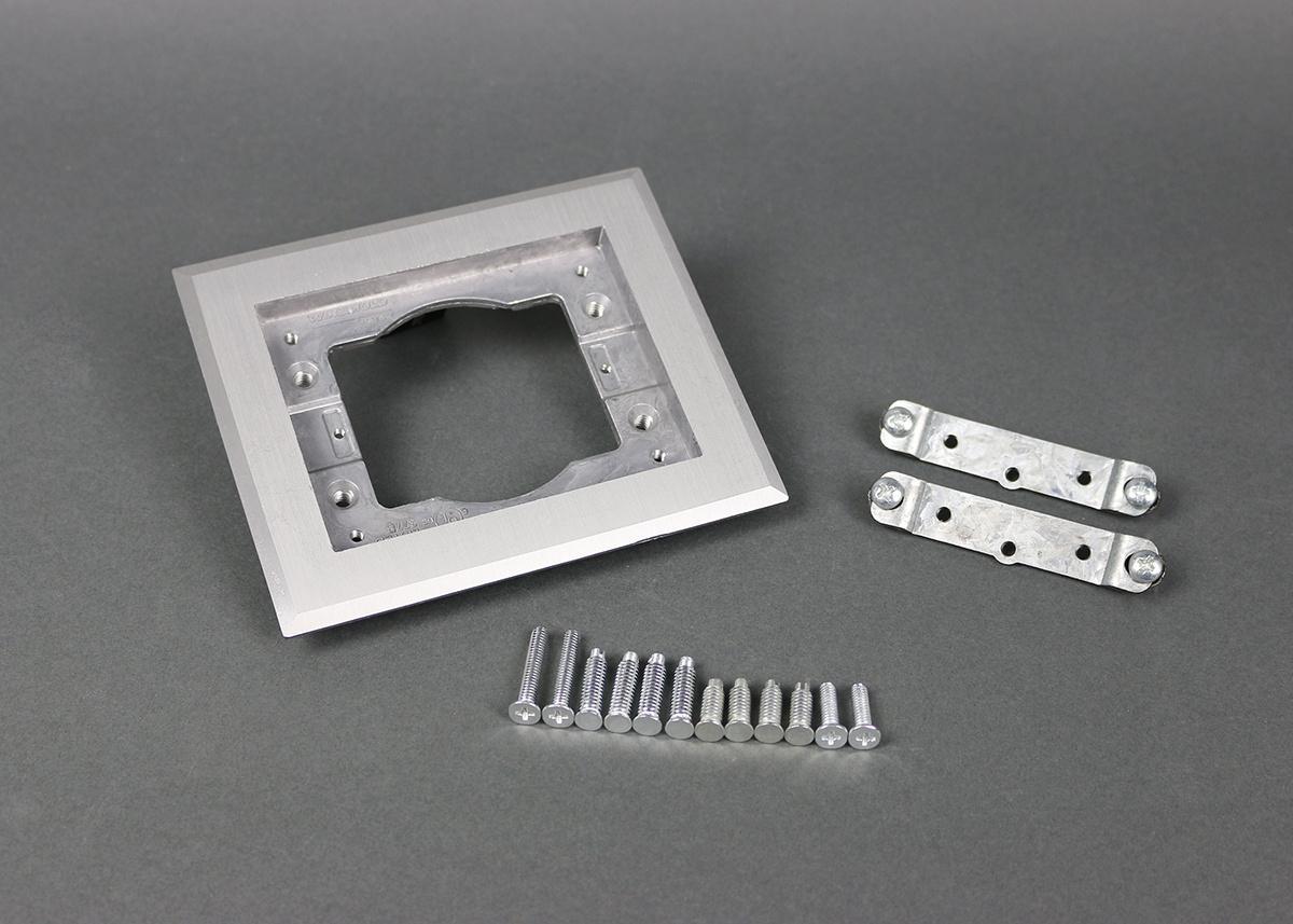 WIREMOLD 818TCAL 1-GANG ALUM CPT AND TILE FLANGE | Bartle & Gibson ...
