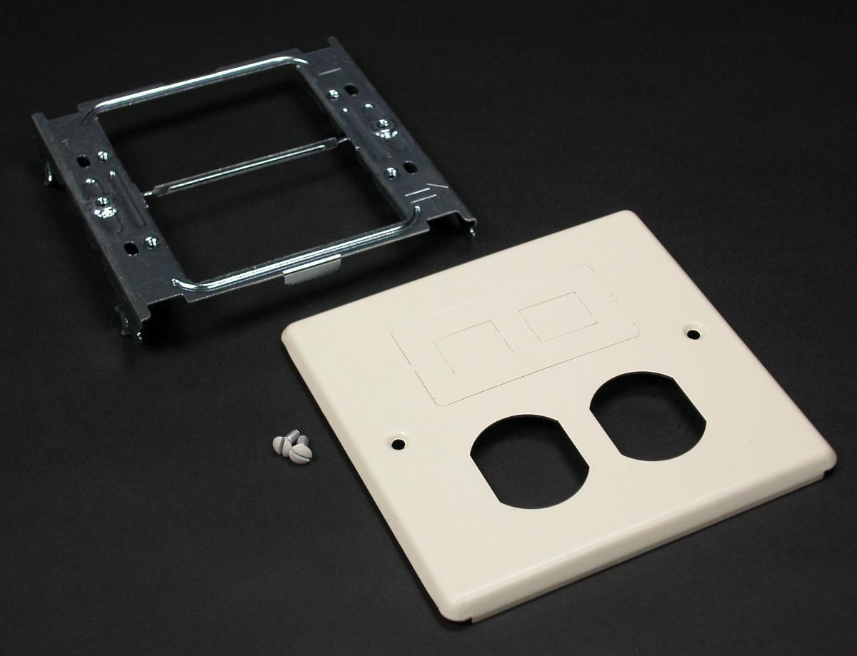 WIREMOLD CG4047BF 2-GANG DUPLEX AND MOD FURNITURE GRAY | Bartle ...