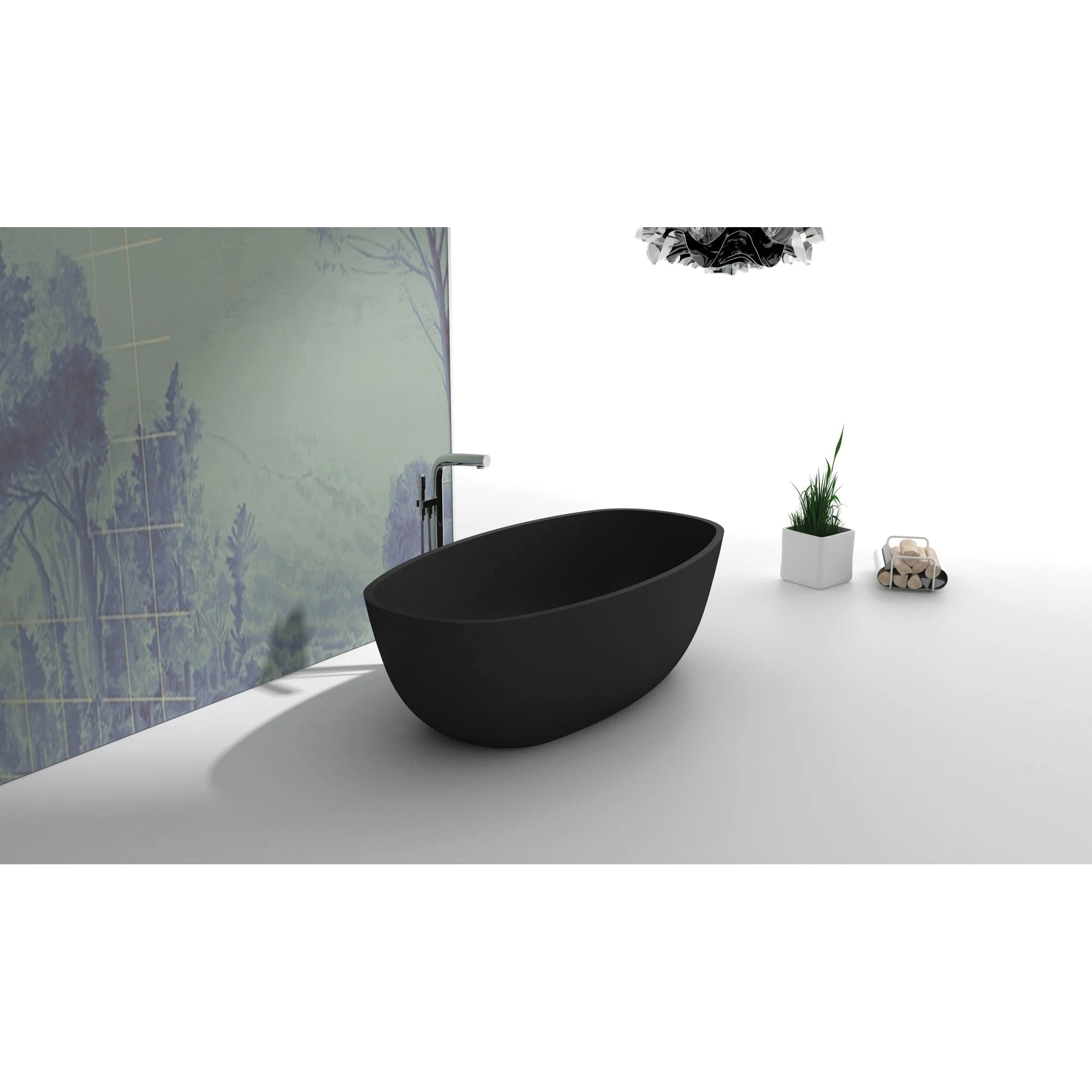 CHEVIOT 4111-KK GIORGIO SOLID SURFACE FREE STANDING TUB | Bartle ...