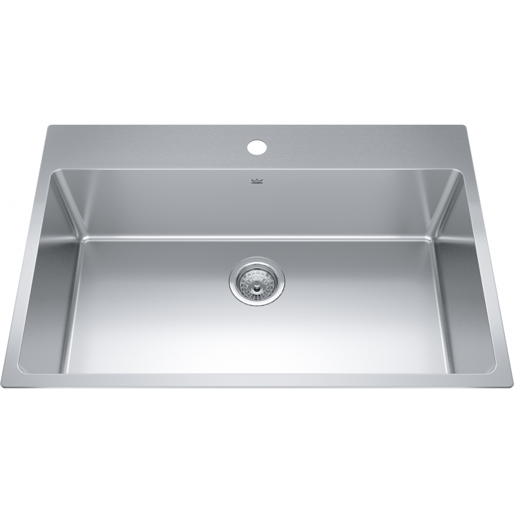 KIL BSL2233-9-1 BROOKMORE SGL BOWL TOP MOUNT SINK | Bartle & Gibson ...