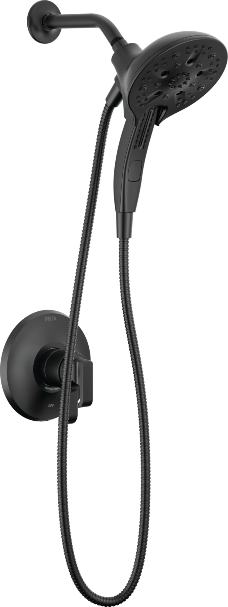 DELTA T17289-BL TETRA 17 SERIES PRESSURE BALANCED SHOWER TRIM MATTE ...