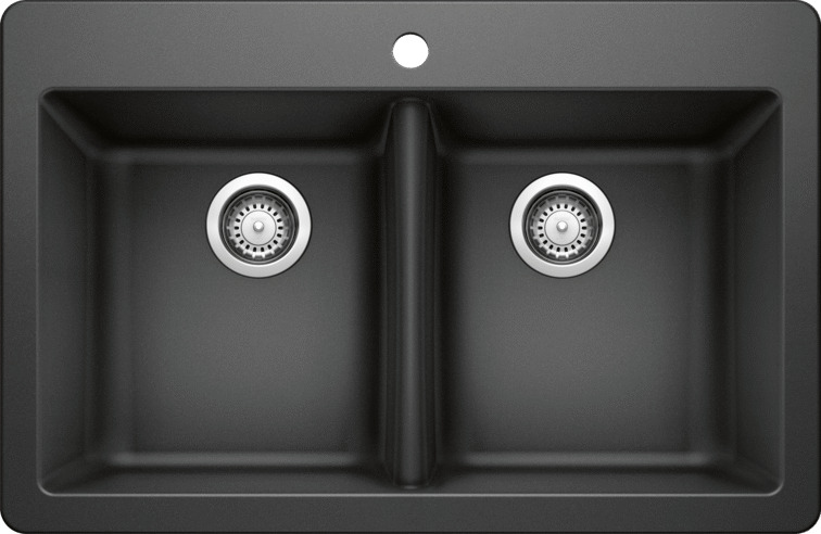 BLANCO 400977 HORIZON SILGRANIT D/I 2-BWL K.SINK ANTHRACITE | Bartle ...