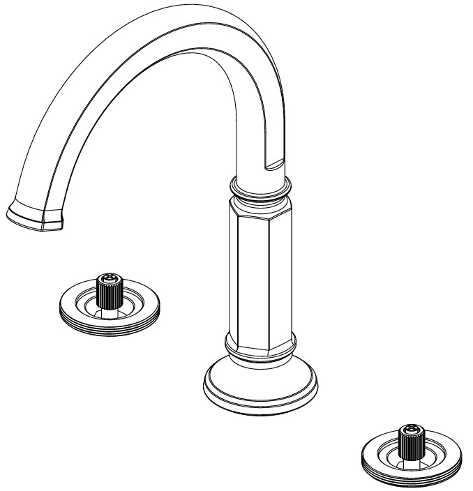 BRIZO 65376LF-PNLHP-ECO INVARI WIDESPREAD HIGH ARC SPOUT LAVATORY ...