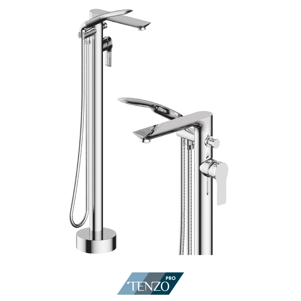 TENZO F-GA52-CR GALIA FREE STANDING TUB FILLER | Bartle & Gibson Showroom