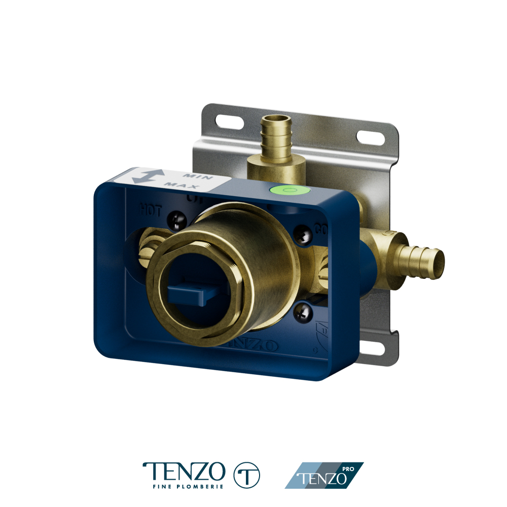 TENZO R-PB21-P PRO PEX ROUGH-IN ONLY VALVE LESS CART | Bartle & Gibson ...