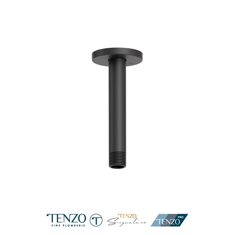 TENZO SA-709-06-MB 6 SHOWER ARM MATTE BLACK | Bartle & Gibson Wholesale