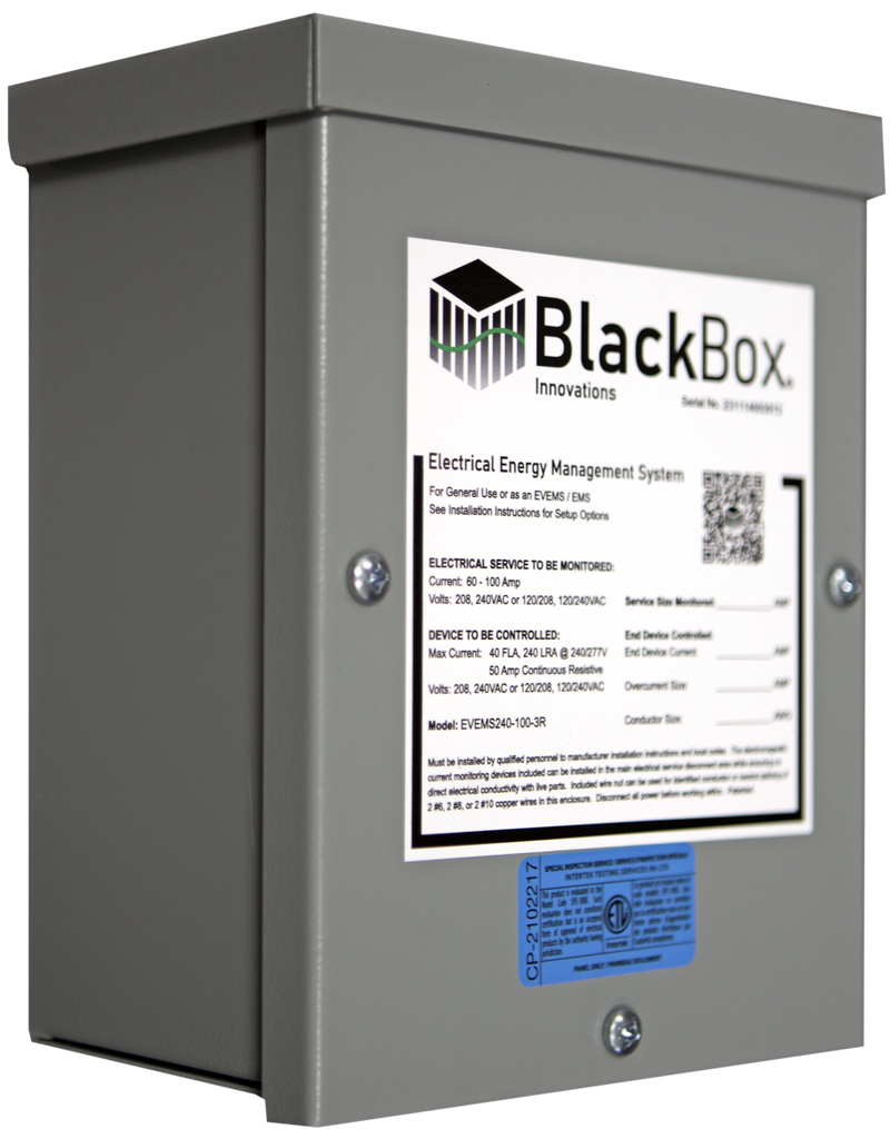BLACK BOX EVEMS240-100-3R 240-208V/120V 1PH 100A SHARE LOAD DEVICE ...