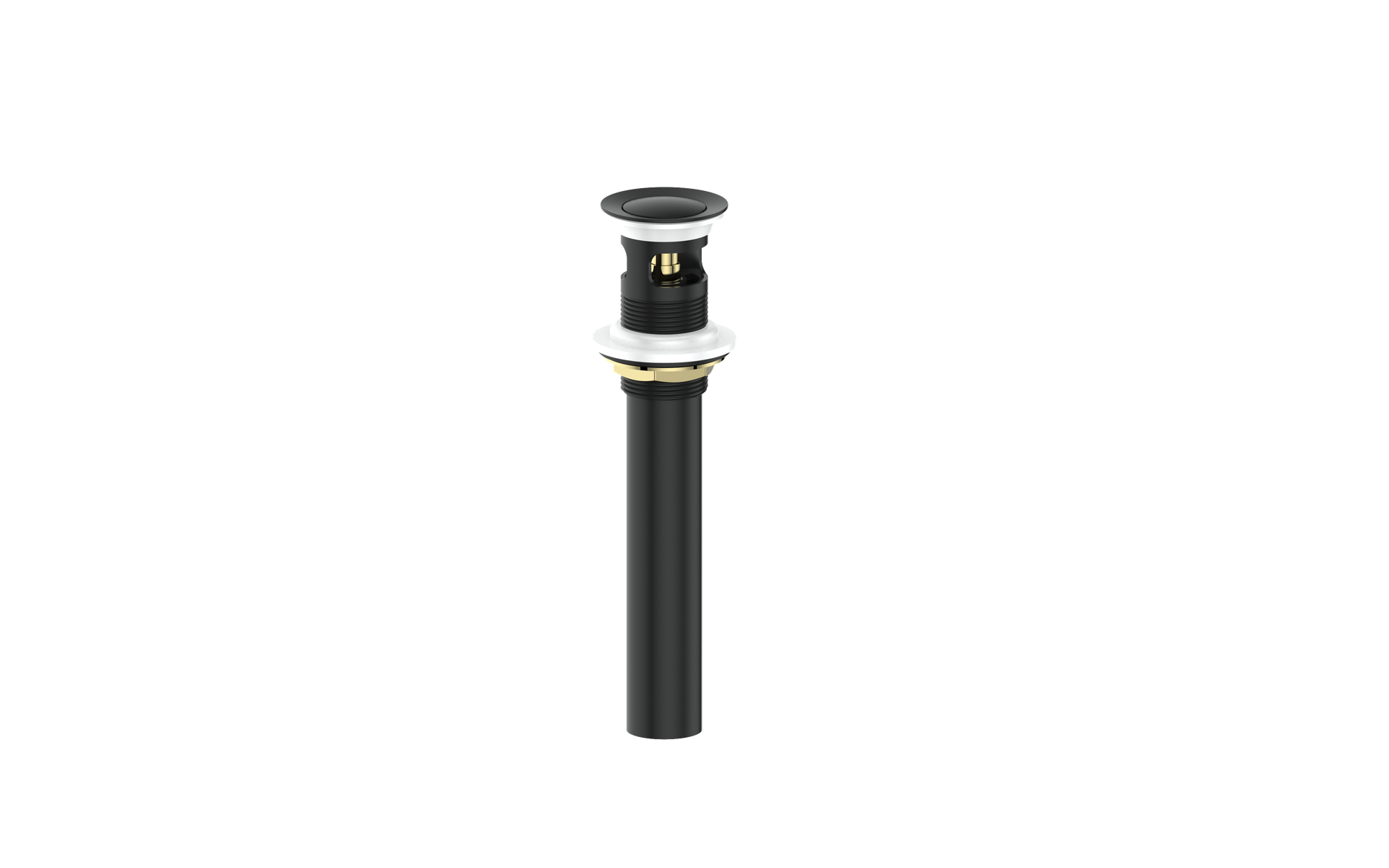 VOGT PU.101.MB POP-UP DRAIN WITH OVERFLOW MATTE BLACK | Bartle & Gibson ...