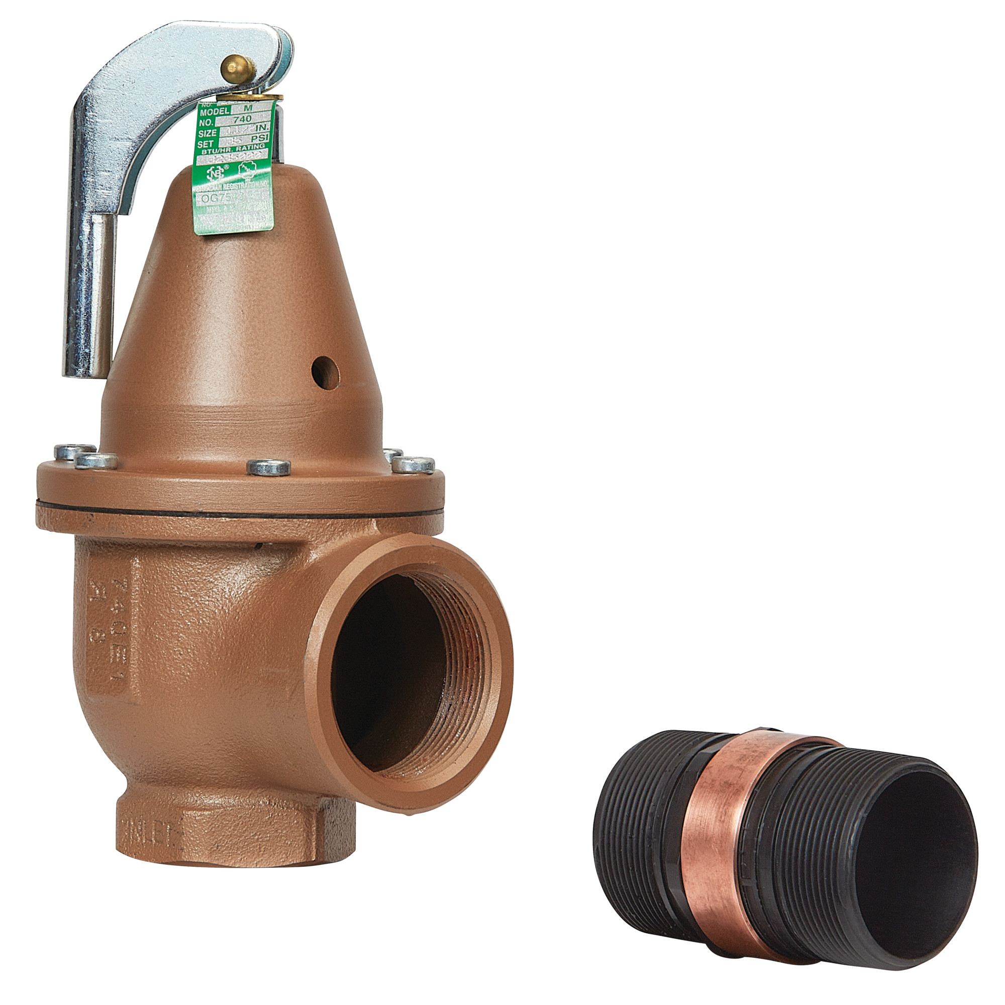 WATTS F383504 740 050 FS-CAN 1-1/2 50PSI PRESSURE REDUCING VALVE WITH ...