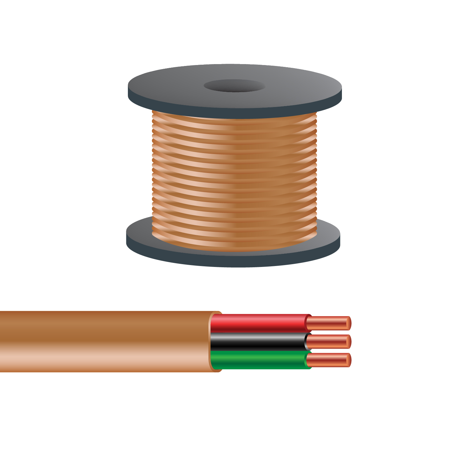 3C-18 (150M) SOLID COPPER 60C LVT WIRE BROWN | Bartle & Gibson Wholesale