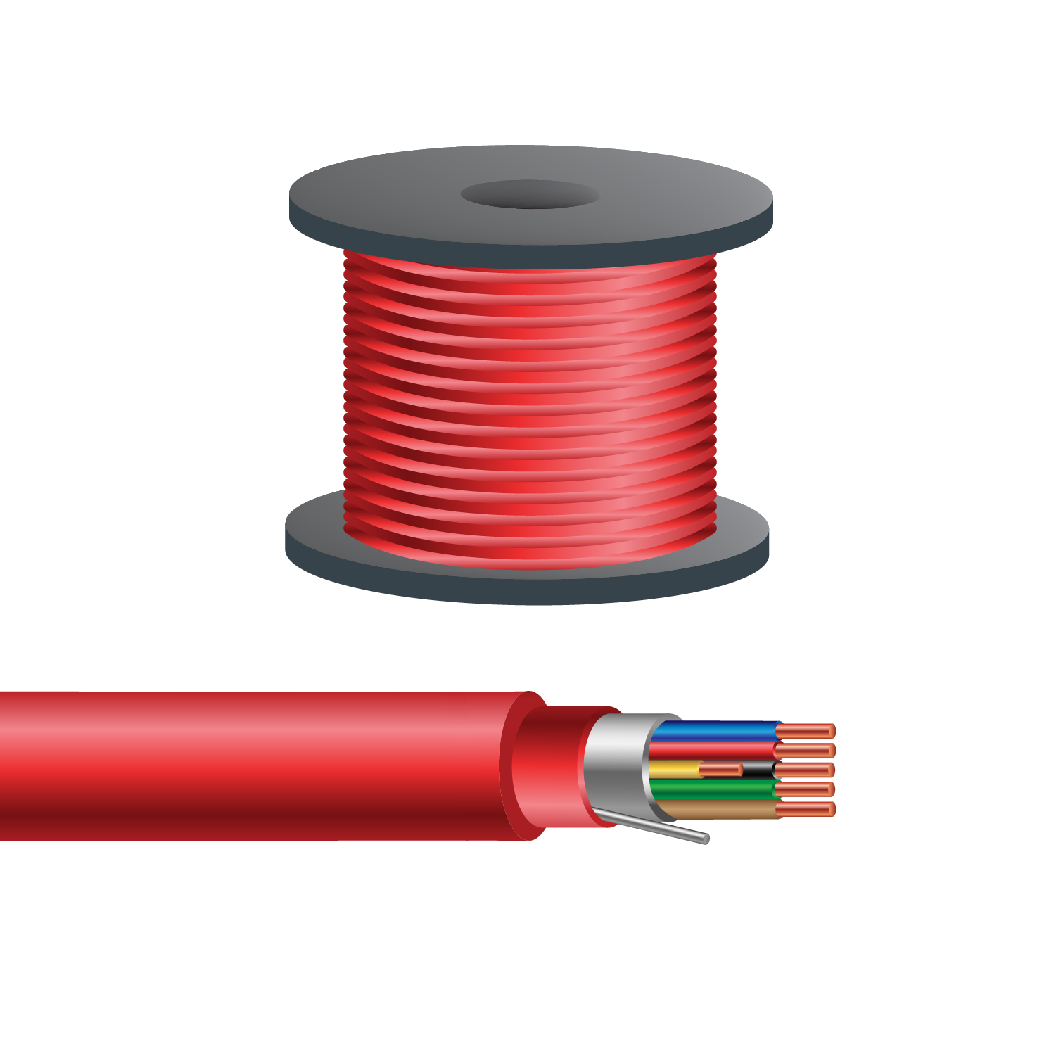 5C-18 (150M) SOLID COPPER 105C FT4 SHIELDED FIRE ALARM WIRE | Bartle ...