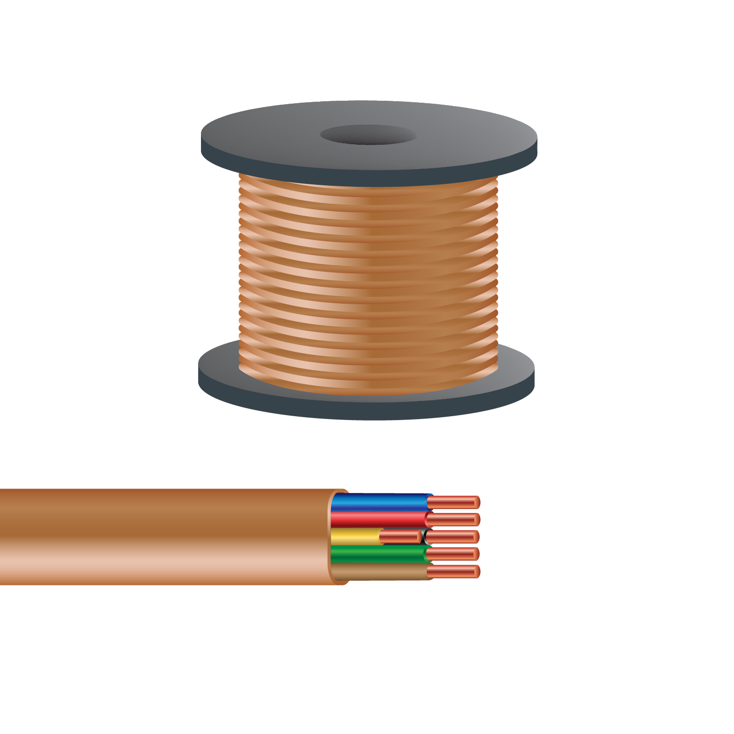 6C-18 (75M) SOLID COPPER 60C LVT WIRE BROWN | Bartle & Gibson Wholesale