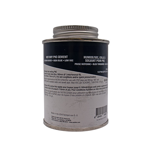 1/2 PINT (WET OR DRY) GLUE PVC | Bartle & Gibson Wholesale