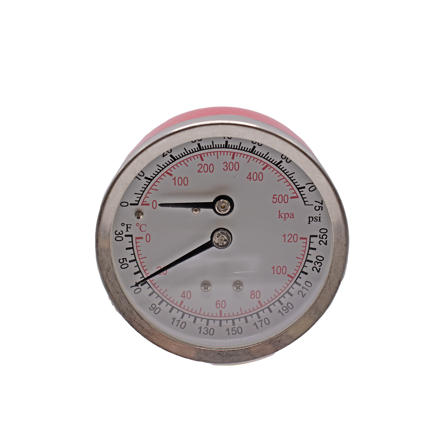 2-1/2 0-60PSI 30-250F 1/4NPT BACK MOUNT TRIDICATOR | Bartle & Gibson ...