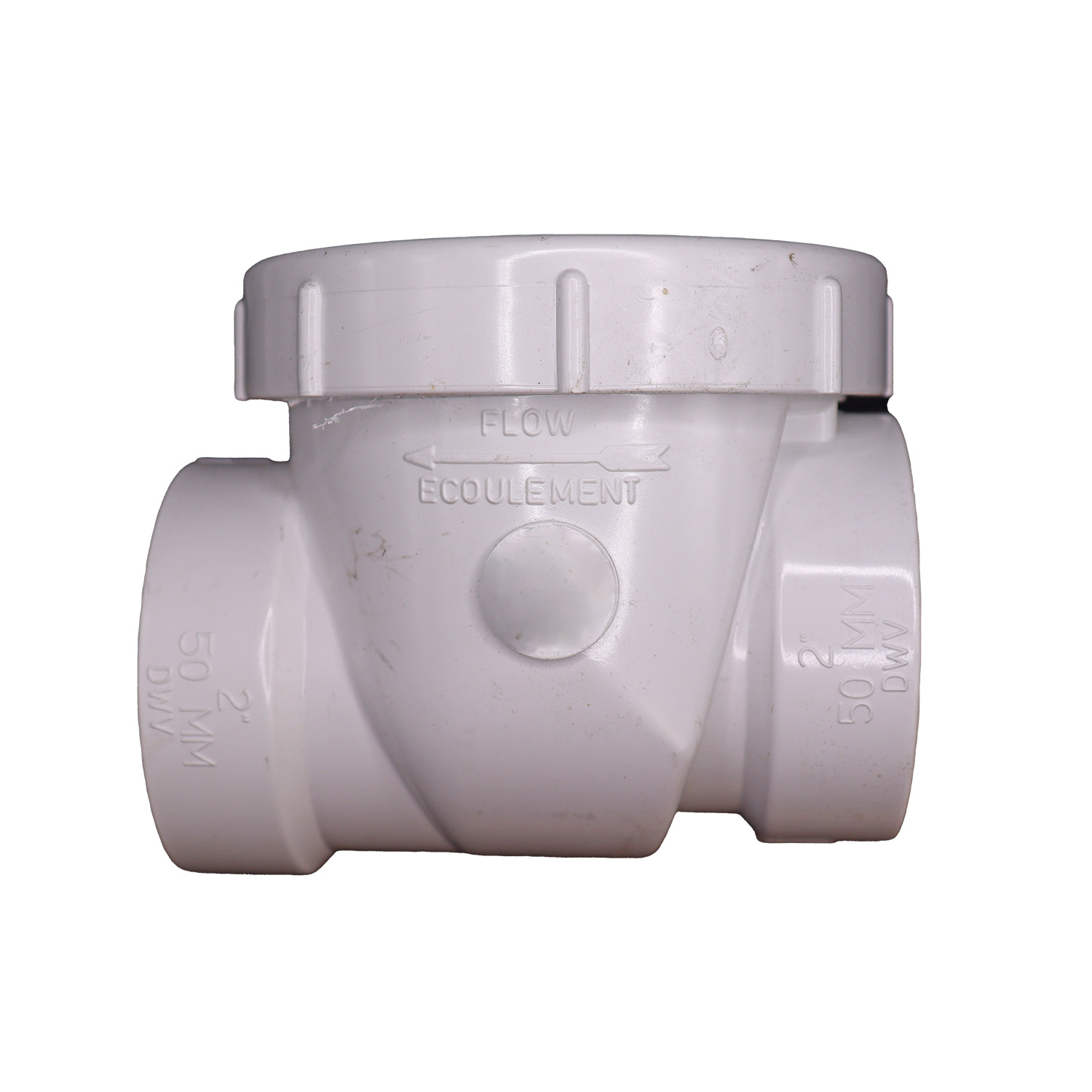 1-1/2 INLINE PVC DWV BACKWATER VALVE | Bartle & Gibson Wholesale