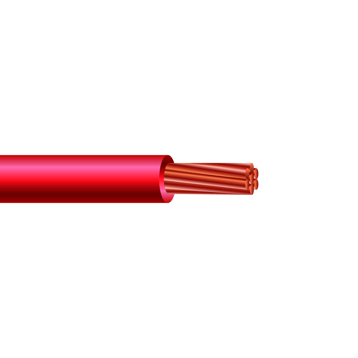 10 (SHORTS) 7-STRAND COPPER RW90 WIRE RED | Bartle & Gibson Wholesale