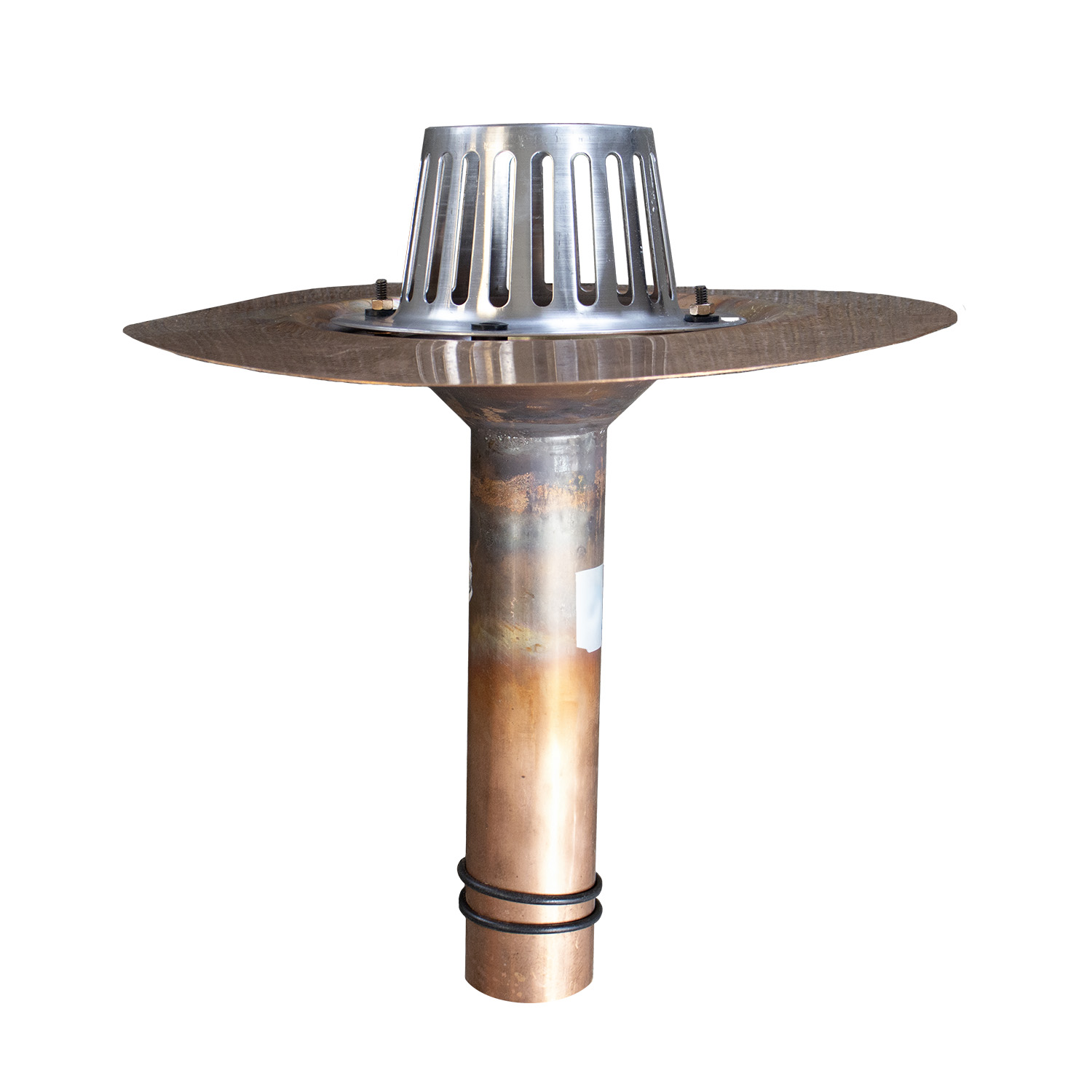 3IN W/DOME & O RINGS COPPER ROOF DRAIN | Bartle & Gibson Wholesale