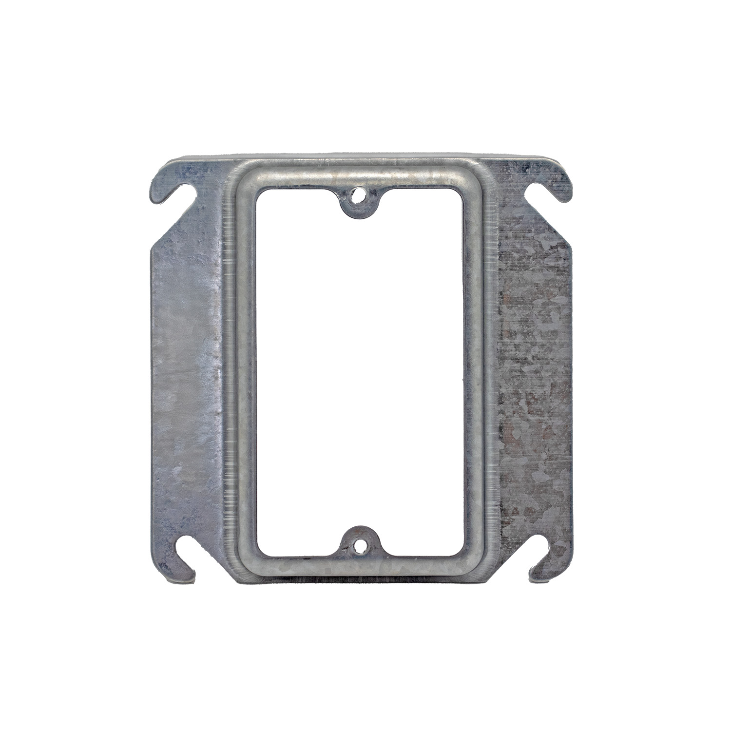 4 SQUARE SINGLE DEVICE 5/8 RAISED COVER PLATE (STEEL) | Bartle & Gibson ...