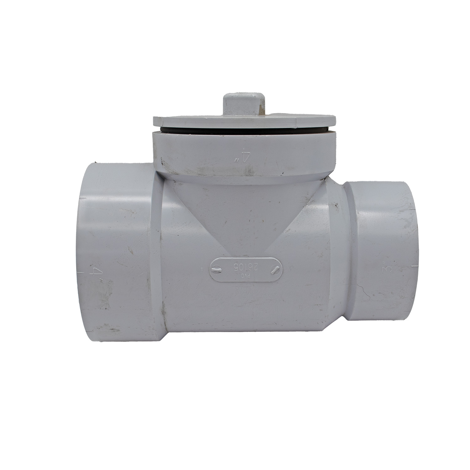 4X3X4 W/PLUG PVC DWV LINE CLEANOUT | Bartle & Gibson Wholesale