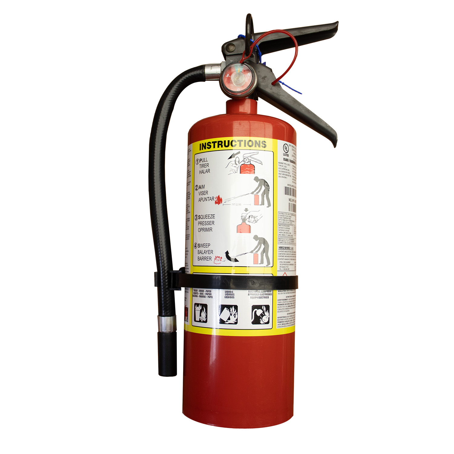 10 LB DRY CHEMICAL FIRE EXTINGUISHER ABC-100H (ABC-100WWD) | Bartle ...