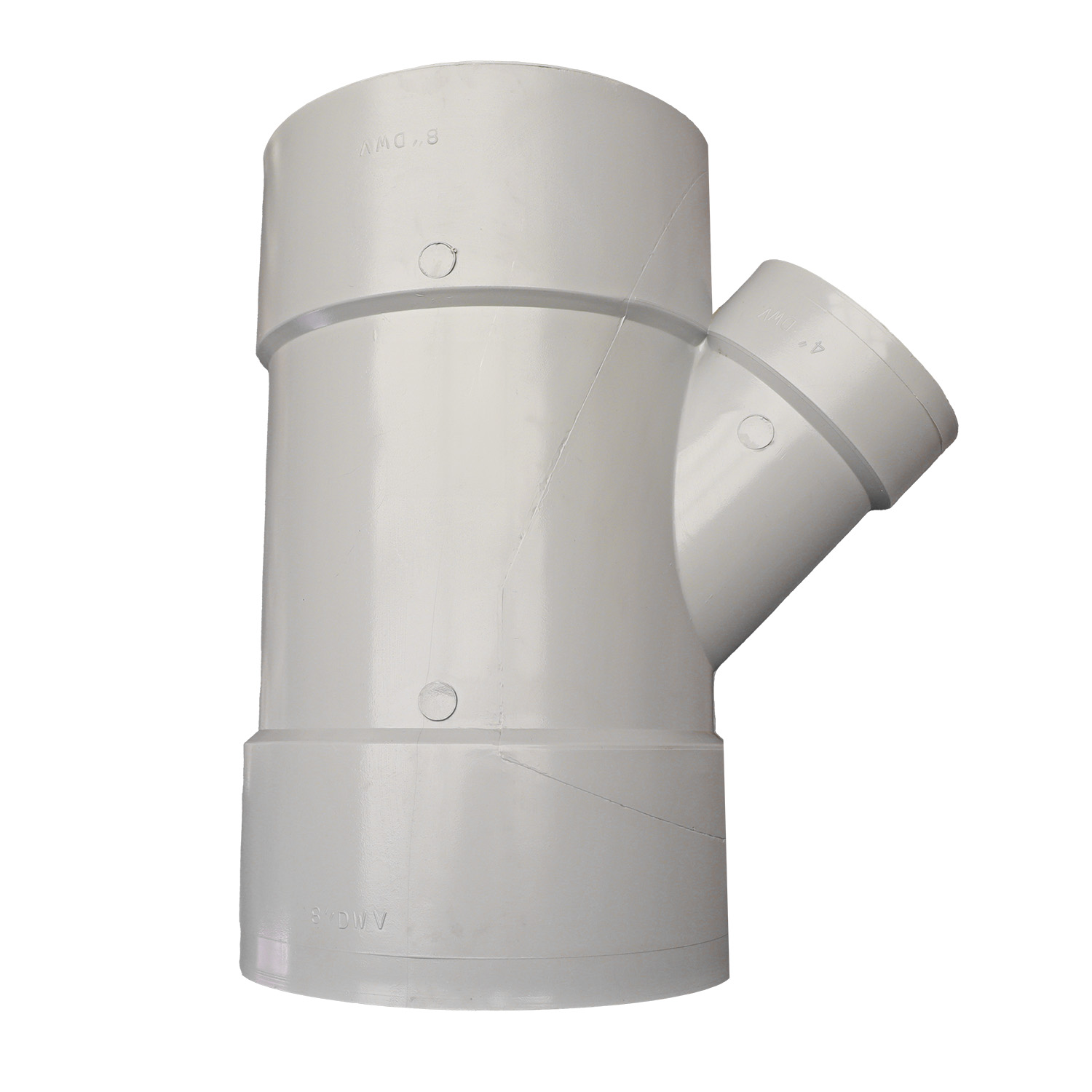 18X18X4 (450X450X100MM) PVC DWV WYE | Bartle & Gibson Wholesale