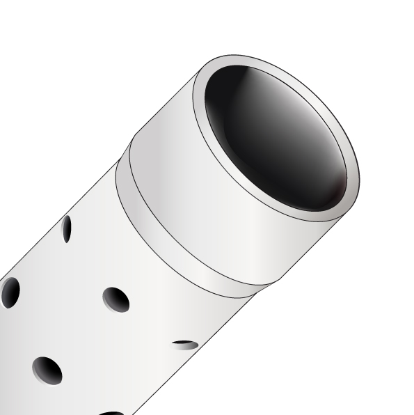 4X10FT PERF PVC DRAIN LINE PIPE | Bartle & Gibson Wholesale