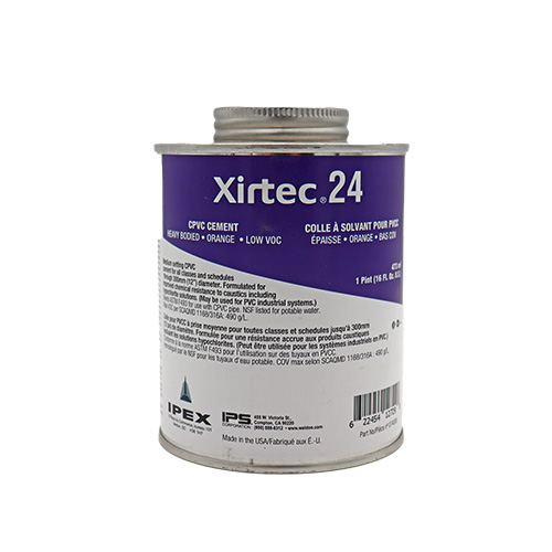 IPEX XIRTEC 24 074008 473ML ORANGE CPVC CEMENT | Bartle & Gibson Wholesale