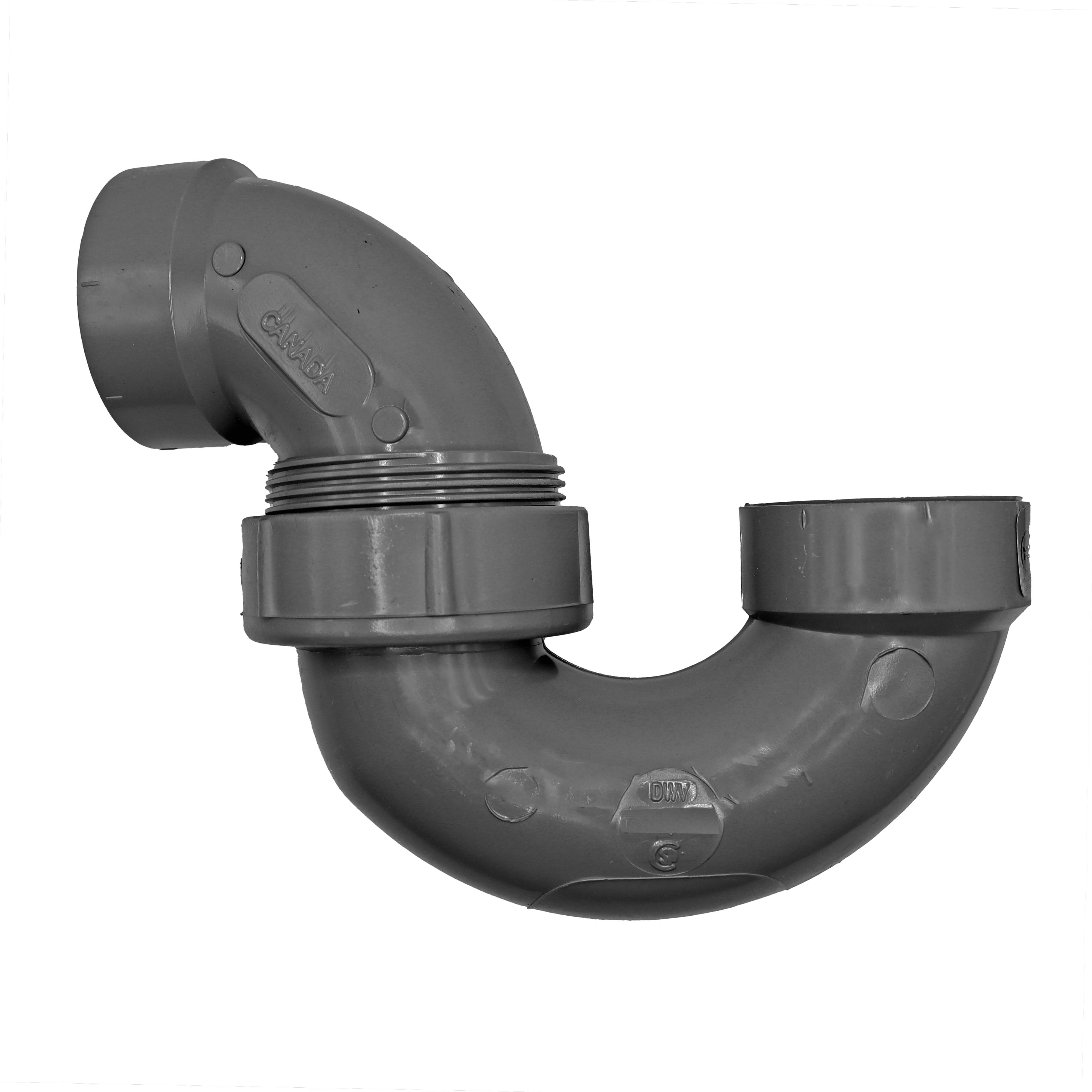2 ADJ UNION PVC DWV P-TRAP | Bartle & Gibson Wholesale