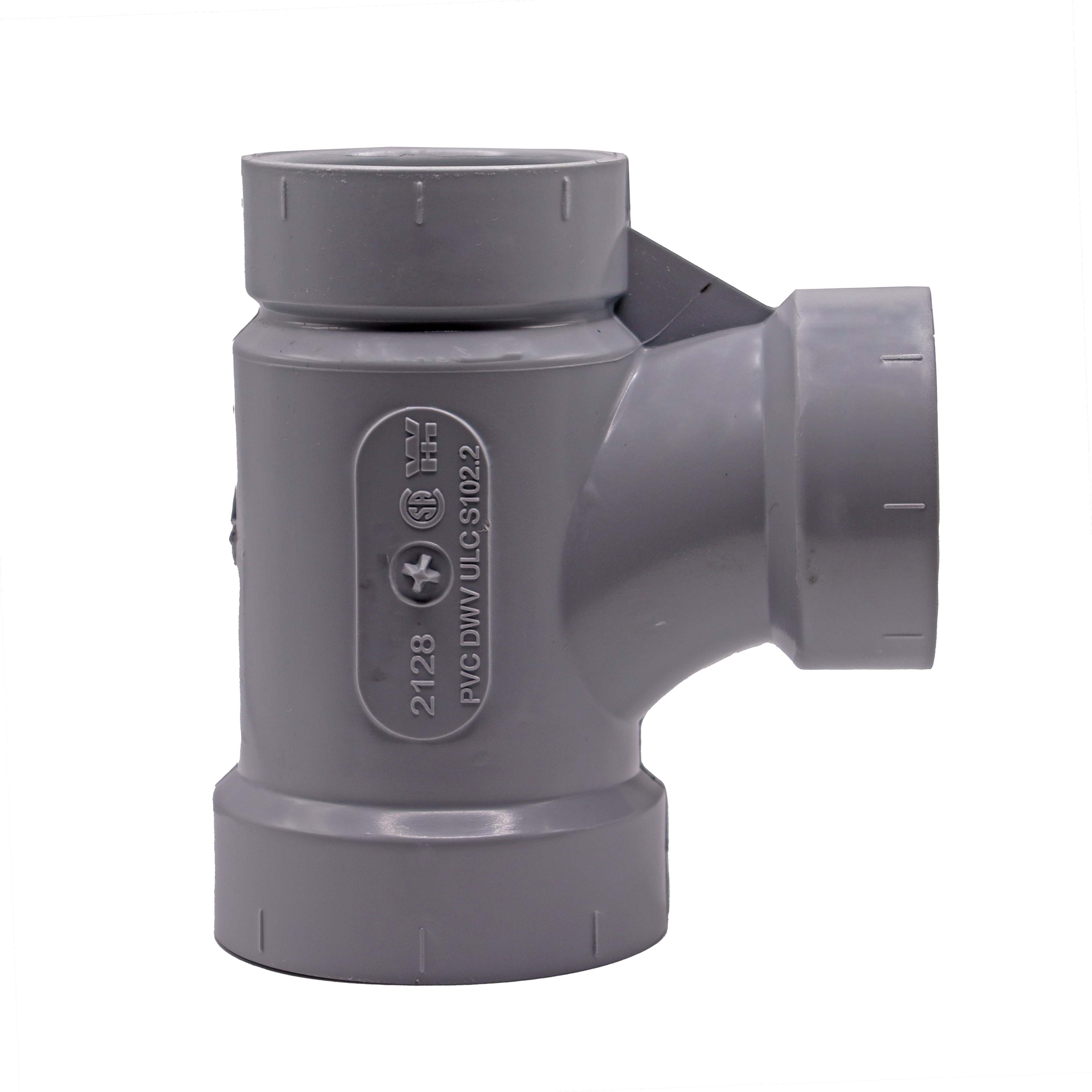 2X1-1/2X1-1/2 PVC DWV TEE | Bartle & Gibson Wholesale