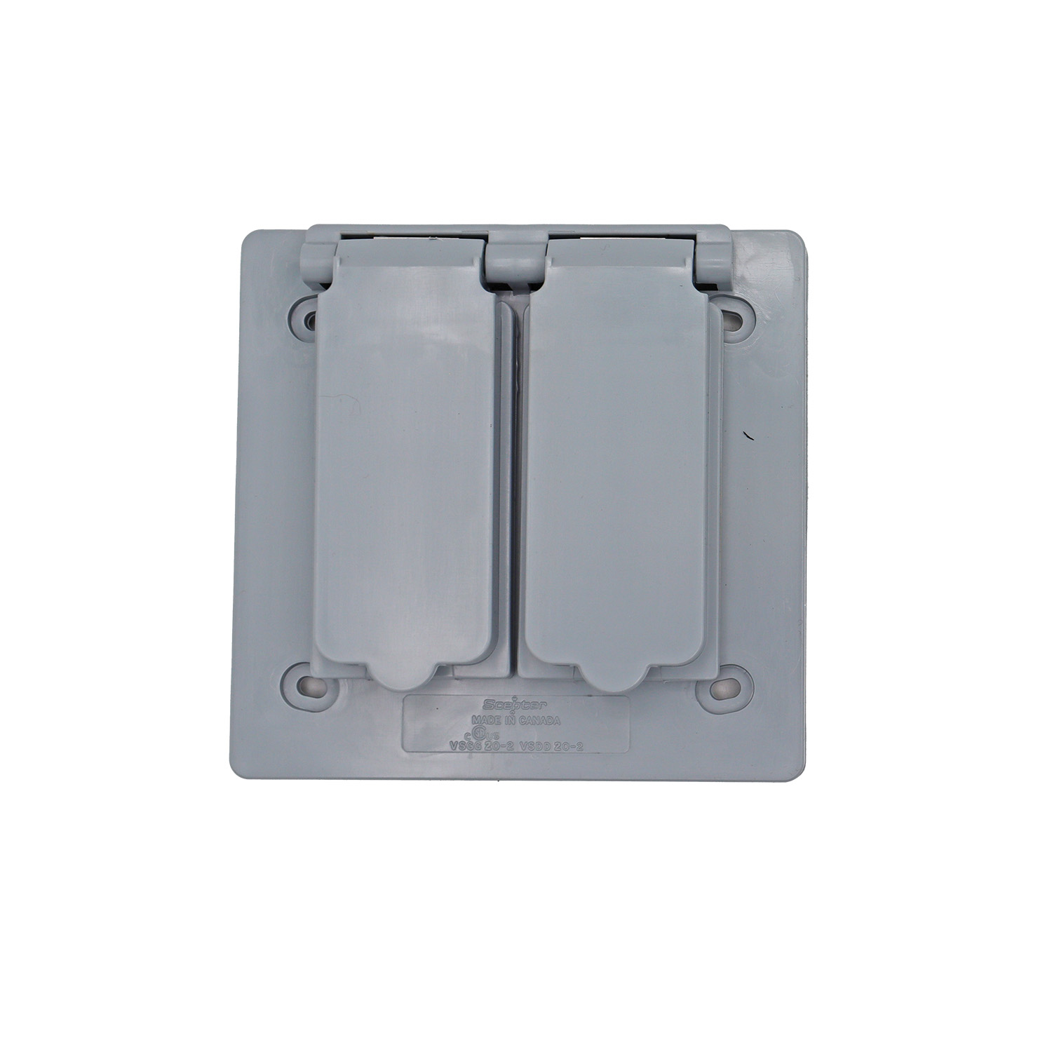 ROYAL RVSDD20-2 WEATHERPROOF 2 GANG DUPLEX RECEPTACLE COVER | Bartle ...