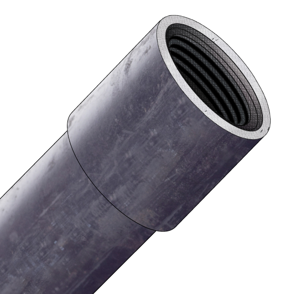 1-1/4 ERW A53-A STEEL PIPE STD BLK T&C | Bartle & Gibson Wholesale