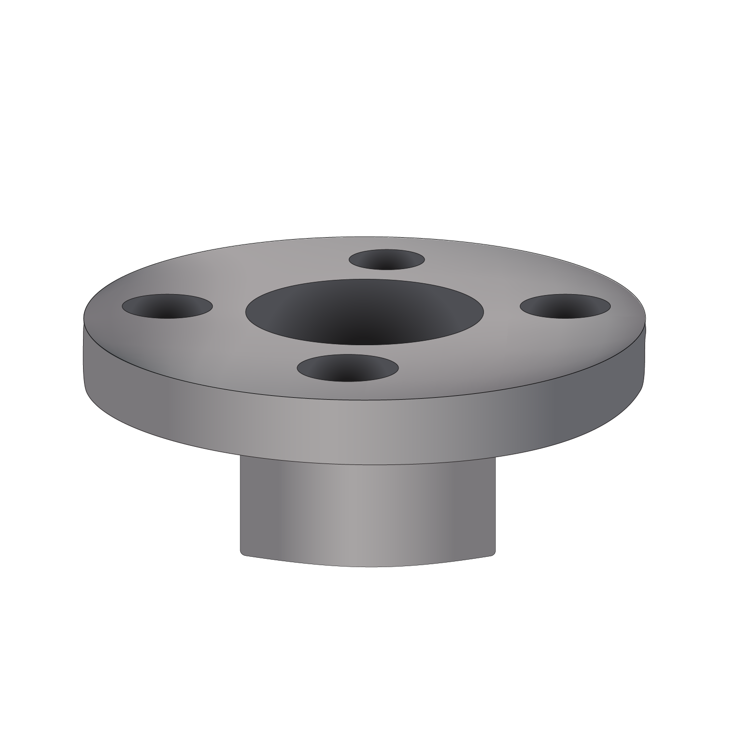 1/2 SOC SOLID STYLE CORZAN CPVC FLANGE | Bartle & Gibson Wholesale